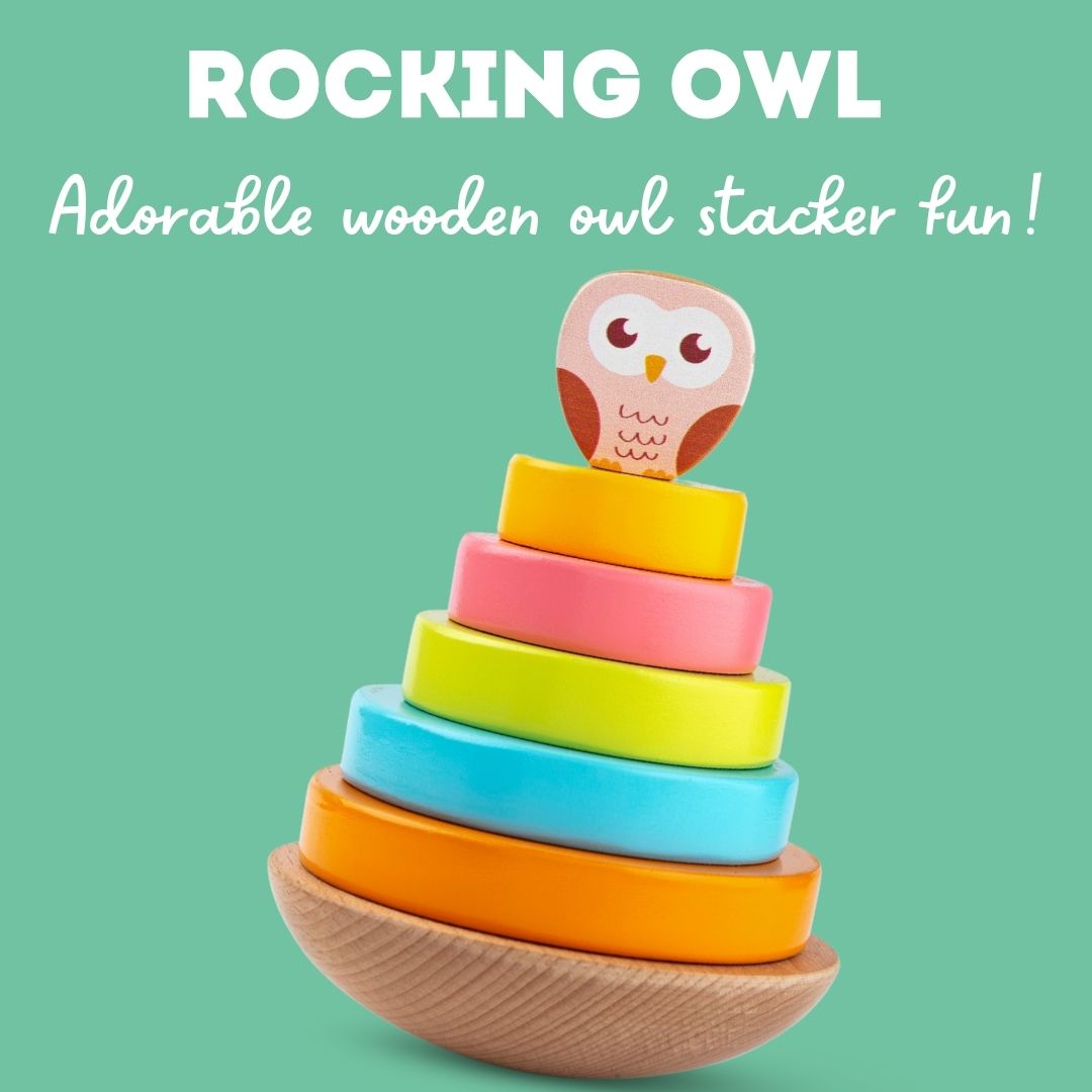 CNC Wooden Owl Stacker - Swayamshakti