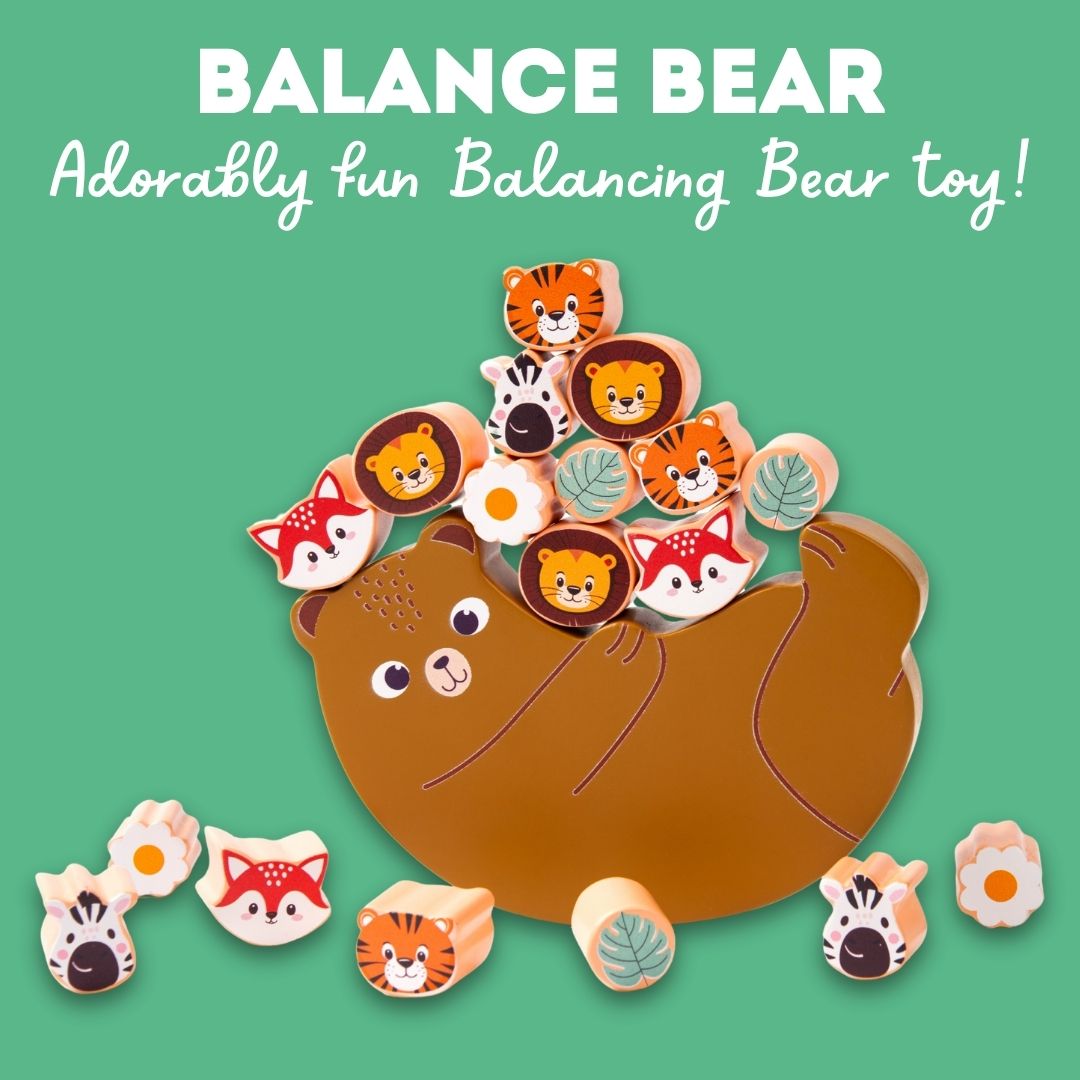 CNC Wooden Bear Balancing - Swayamshakti