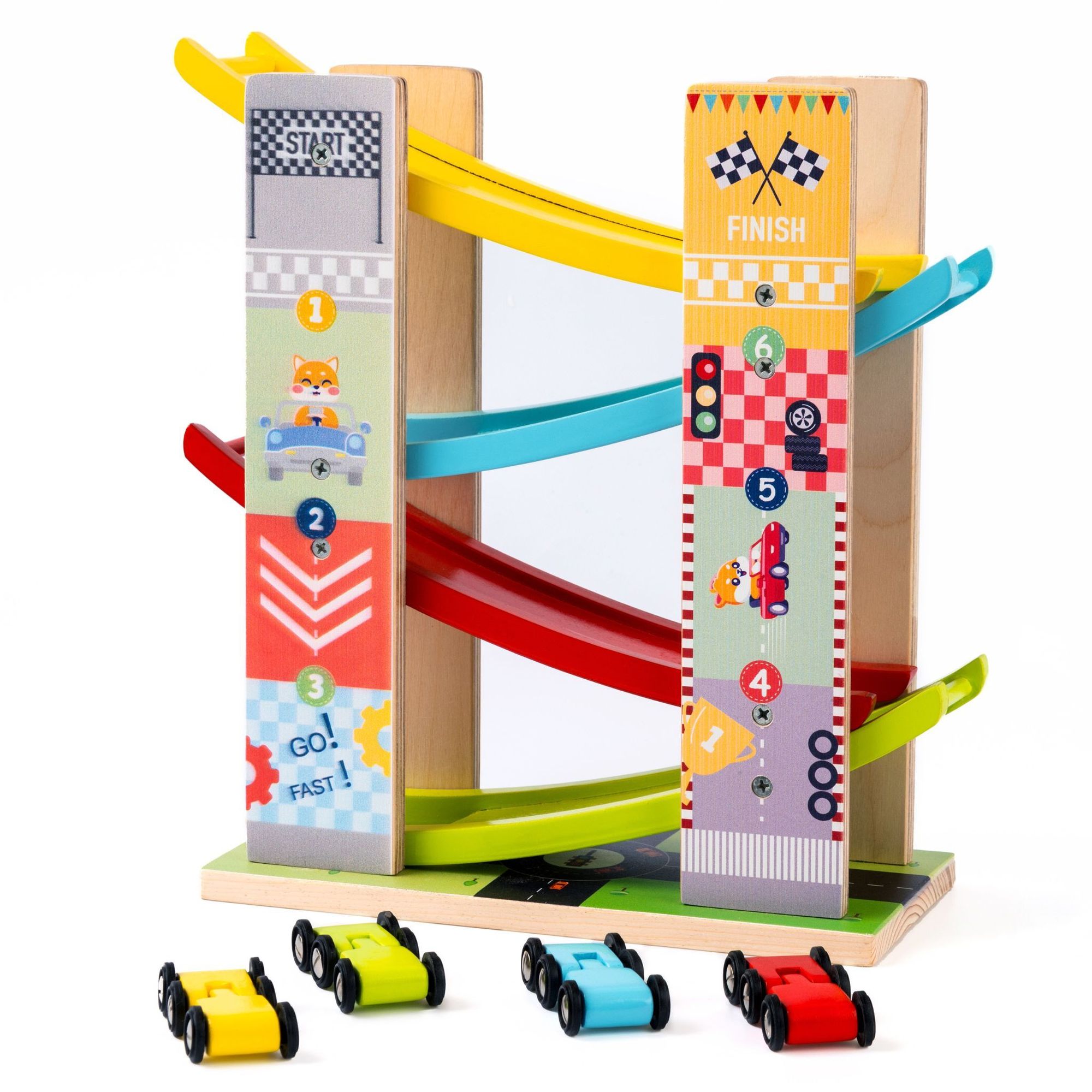 CNC Wooden Sliding Car Track - Swayamshakti